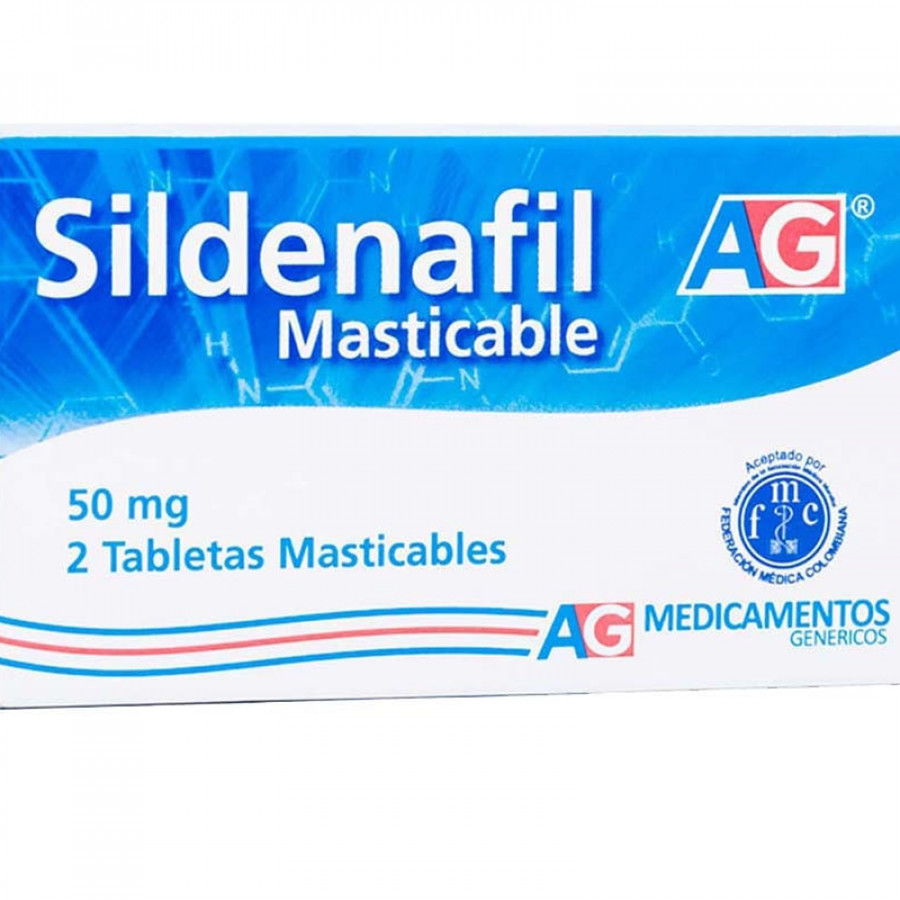 Sildenafil masticable 50 Mg x 2 Tab La Francol Ag - Generico